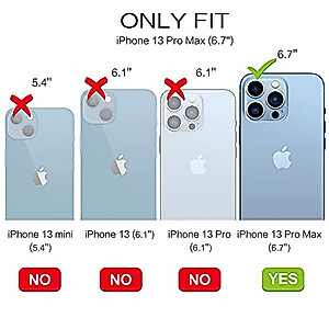 BENTOBEN iPhone 13 Pro Max Case with 360° Ring Holder, Slim Fit Shockproof Kickstand Magnetic Car Mount Supported Non-Slip Protective Women Men Girls Boys Case Cover for iPhone 13 Pro Max 6.7", Black