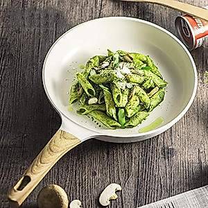 N/A 26cm General Use Ceramic Coating and Aluminum Non Stick Frying Pan Grill Pancake Egg Kitchen Cookware Fry Pot Gas Induction