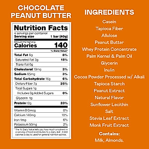 MAGIC SPOON Treats - High Protein, Low Carb, Keto Friendly, Low Sugar, Gluten Free, Crispy Protein Bar Cereal Bar, On-The-Go Healthy Snack (Chocolate PB, 8 Bars)