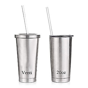 ALINK 10 Tritan Reusable Straws + 6 Tritan Smoothie Straws