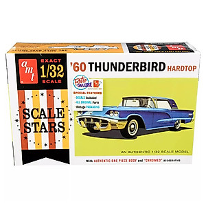 AMT 1960 Ford Thunderbird Hardtop - Highly Detailed 1:32 Scale Plastic Kit