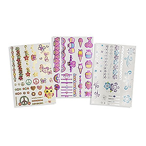 Melissa & Doug Temporary Tattoos - Metallic