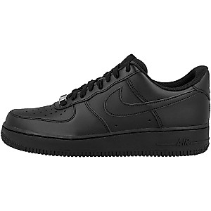 Nike Men's Air Force 1 '07 Shoe, Black/Black-gum-light Brown, 11