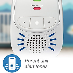 VTech DM112-2 Upgraded Audio Baby Monitor. 2 Parent Units with Rechargeable Battery, Best-in-Class Long Range, Digital Wireless Transmission, Crystal-Clear Sound, Plug & Play, Sound Indicator & Alerts