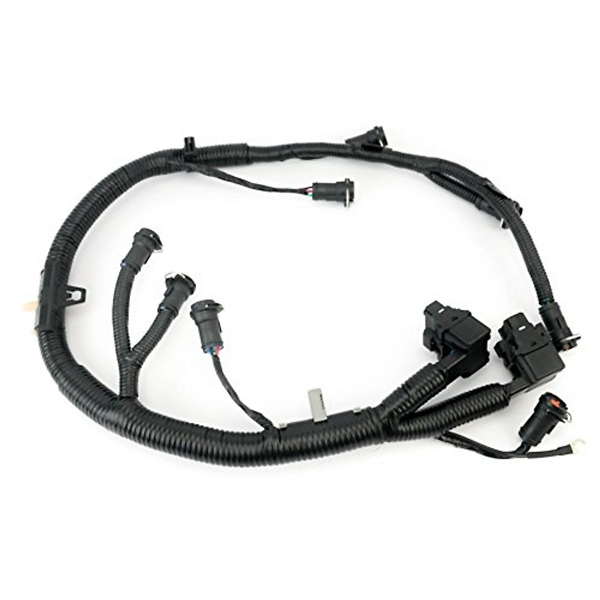 FICM Engine Fuel Injector Complete Wire Harness - Replaces Part 5C3Z9D930A, 5C3Z-9D930-A - Compatible with Ford Vehicles F250 F350 F450 F550 - Powerstroke 6.0L Diesel - 2003-2007