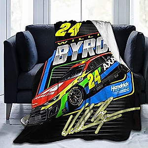 William Byron 24 All Season Fleece Blanket Throw Ultra Soft Flannel Blanket Digital Printed Premium Fluffy Microfiber Fleece 50"x40"