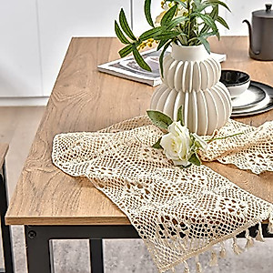 Giantex Dining Table with Bench, Modern Studio Collection Table with 2 Benches, Kitchen 3Pcs Bench Dining Table Set with Metal Frame for Living Room, Kitchen, Small Space