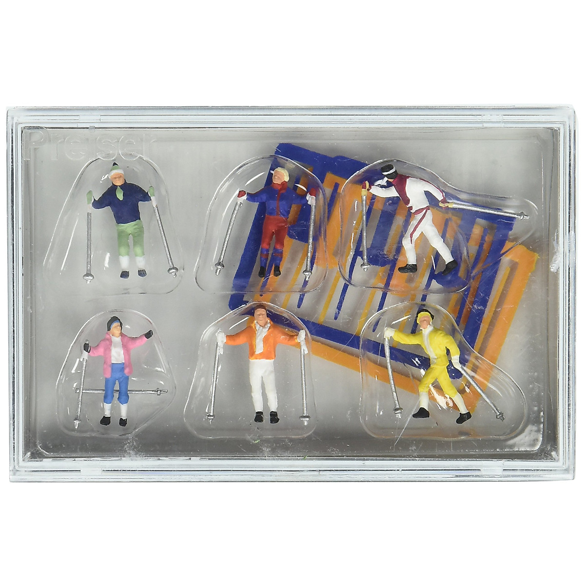 Preiser 10312 Cross Country Skiers Package(6) HO Model Figure