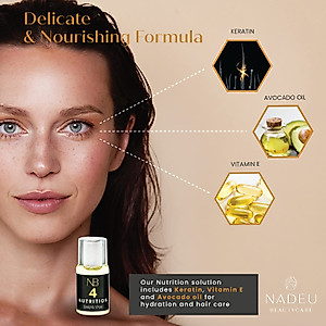 Nadeu Beautycare Eyebrow Lamination Kit & Lash Lift Kit Deluxe Set - Includes Beauty Brushes & Tools - Fuller Feathered Eyebrows & Curled Lashes - DIY at Home for Gorgeous Lifted Lashes & Trendy Brows