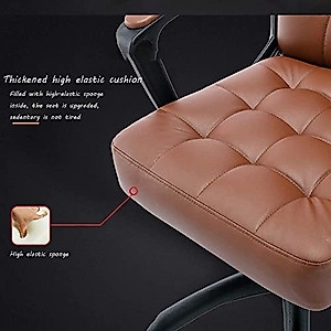 SHAWLA Chairs Mid-Back Flannel Adjustable Computer Office Desk Chair Lifting Study Chair (Color:Black)