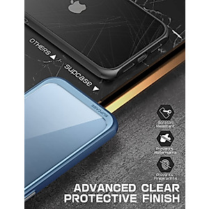 SUPCASE Unicorn Beetle Style Series Case for iPhone 13 Pro Max (2021 Release) 6.7 Inch, Premium Hybrid Protective Clear Case (Azure)