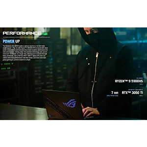 ASUS ROG Zephyrus G14 Alan Walker Special Edition 14.0" 120Hz 2K QHD Gaming Laptop (AMD Ryzen 9 5900HS, 40GB RAM, 2TB PCIe SSD, GeForce RTX 3050 Ti 4GB, Backlit KYB, WiFi 6, BT 5.2, Win 11 Pro) W/Hub