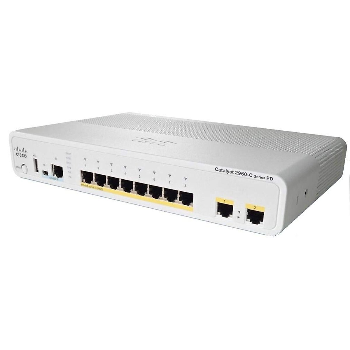 Cisco WS-C2960CG-8TC-L Catalyst 2960C Switch 8 GE, 2 x Dual Uplink, LAN Base (Renewed)