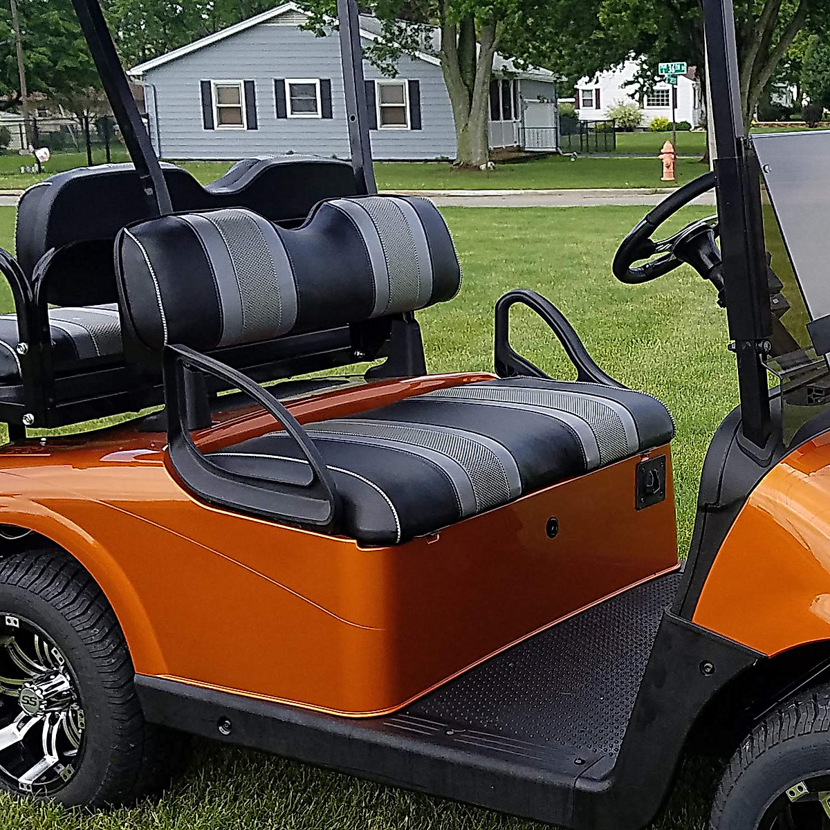 10L0L Golf Cart Arm Rest Hip Restraint for EZGO RXV 2008-2015, Driver and Passenger Side, OEM# 607532 607653, Left + Right 1 Pair