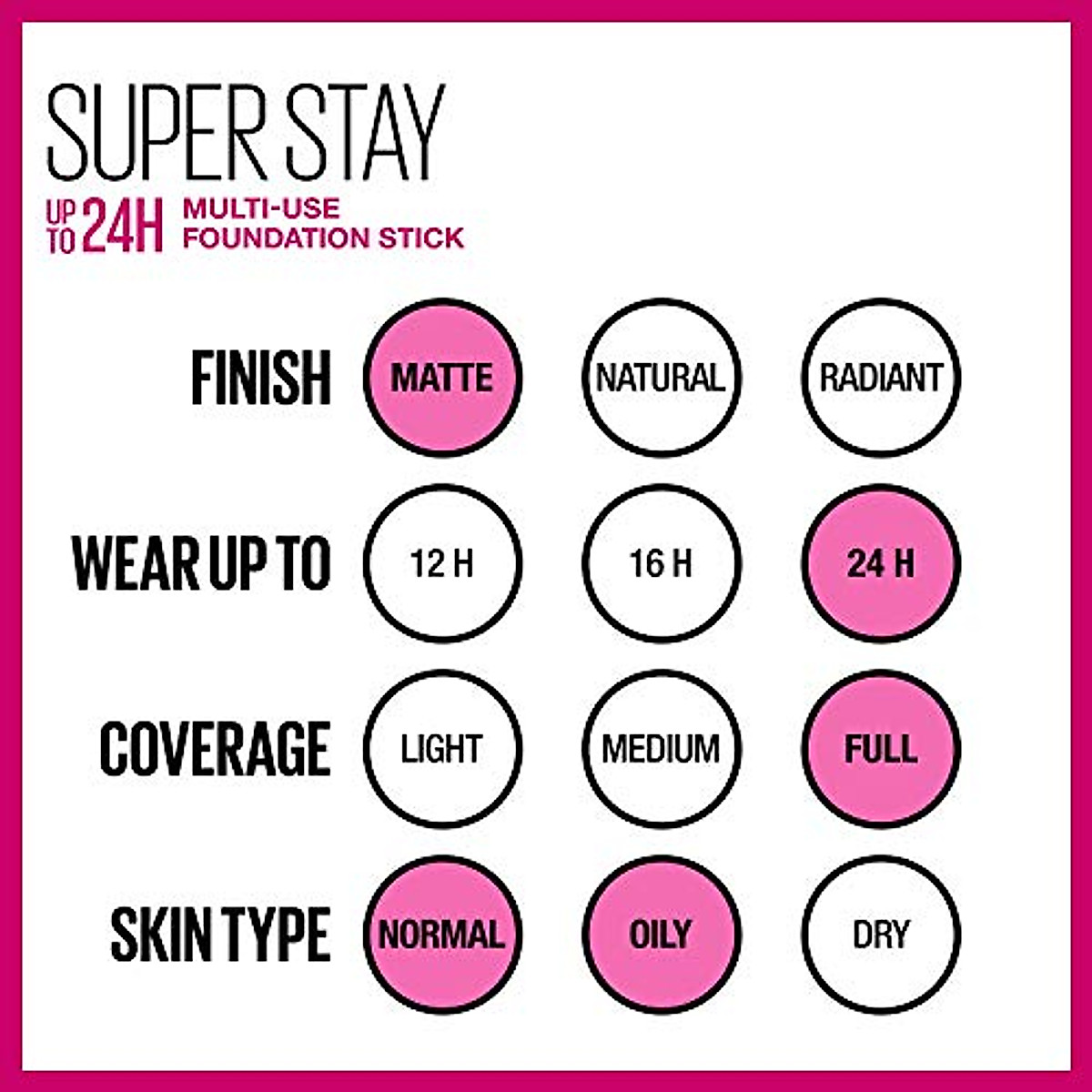 Maybelline New York Super Stay Foundation Stick for Normal To Oily Skin, Deep Bronze, 0.25 Ounce (Pack of 2)