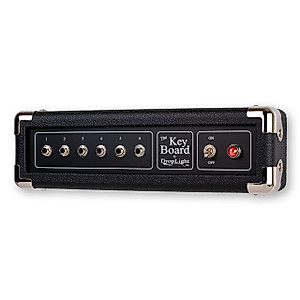 DropLight Ind. Handcrafted Guitar Amp Wall Mounted Key Holder with 6 Keychains (Hammer)