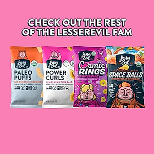 LesserEvil Himalayan Pink Salt Organic Popcorn, Premium Quality, Minimally Processed, No Vegetable Oil, 4.6 Oz, (Pack of 3)