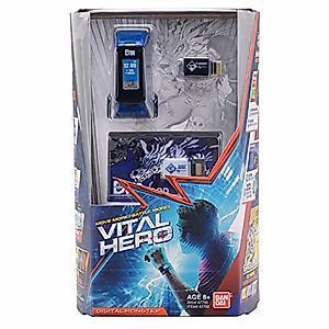Bandai Namco - Digimon - Vital Hero Interactive Fitness Tracker/ Digital Watch/ Virtual Pet (Blue)