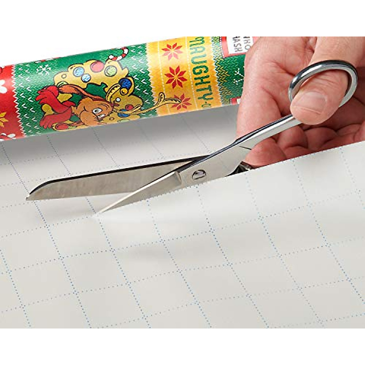 American Greetings 105 sq. ft. Christmas Wrapping Paper Bundle with Cut Lines, The Grinch (3 Rolls in. x ft.)