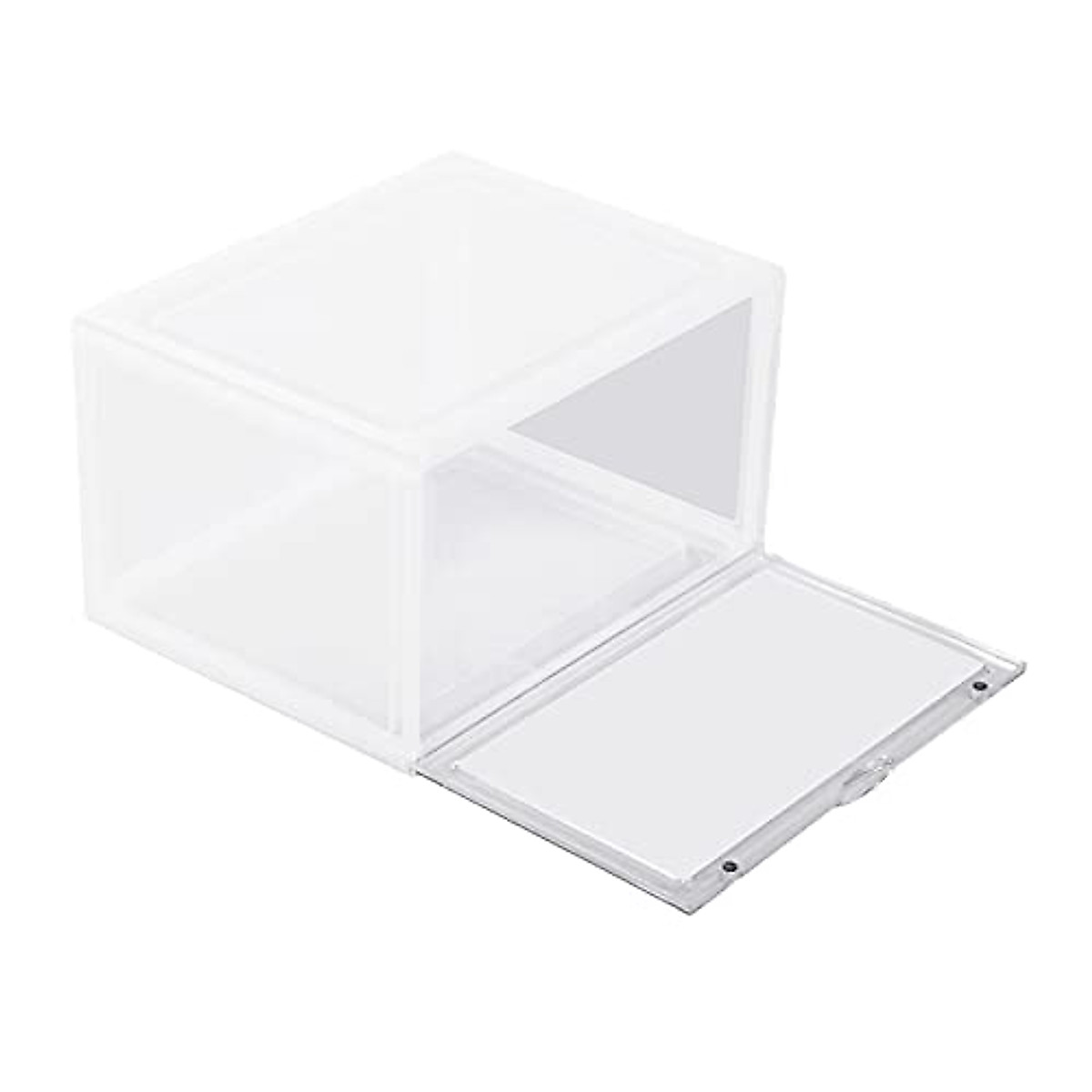 Yunge 6PCS/SET Shoe Storage Boxes Shoe Organizer With Magnetic Door Transparent