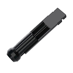 7 Spline Lug Nuts Key Tuner Large Socket Lugnuts Tool for Wrench with 13/16inch(21mm) and 7/8inch(22mm) Hex Replacement 14x1.5 14x2 9/16 Wheel Lug Nut Drive Lock Black 20mm Inner Diameter