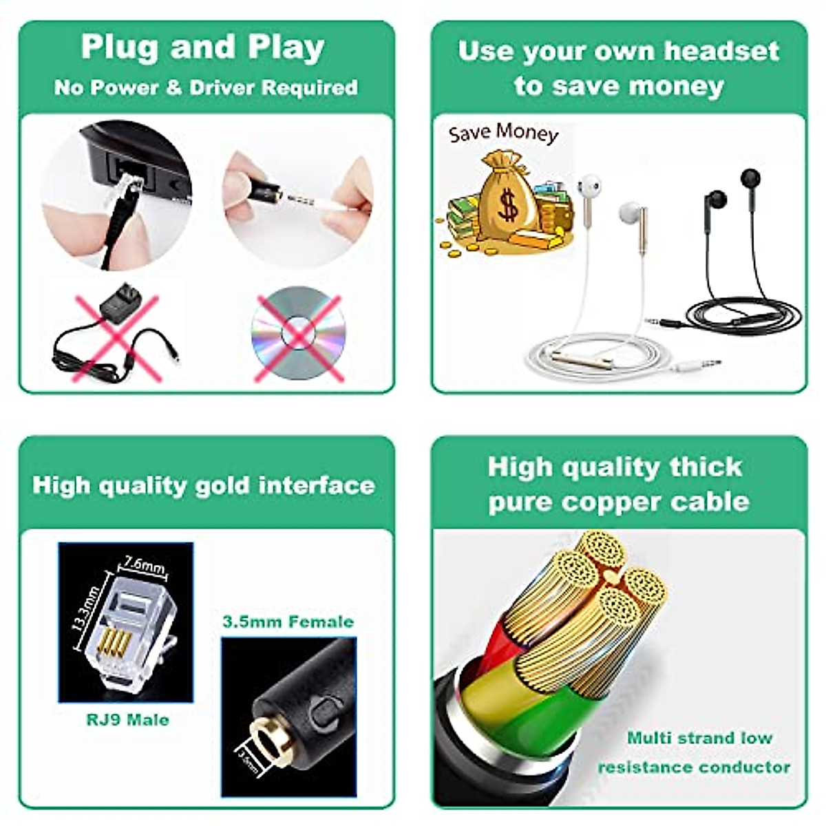 Use Your 3.5mm Headset on Cisco IP Phones with RJ9 Adapter