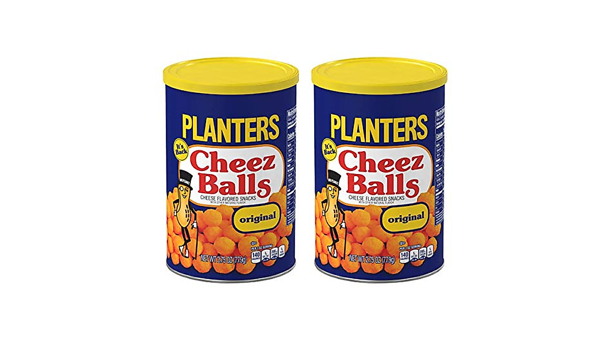 Delicious Planters Cheez Balls - 2.75 oz Pack of 2