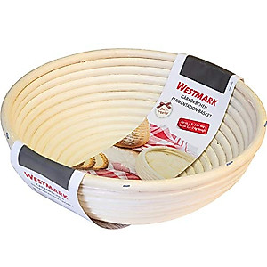 Westmark Round Fermentation Baskets, 10" diameter, Wicker