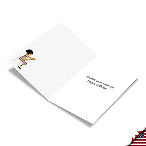 NobleWorks - 1 Funny Women's Birthday Card - Hilarious Bday Greeting Card with Envelope, Sassy Celebration - Crafty Bitch C9312BDG