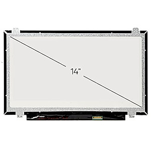 14.0" Screen Replacement for Lenovo IdeaPad 320S 60Hz LCD Display Panel 30Pins HD 1366(RGB)*768 Non-Touch with Brackets(taps)