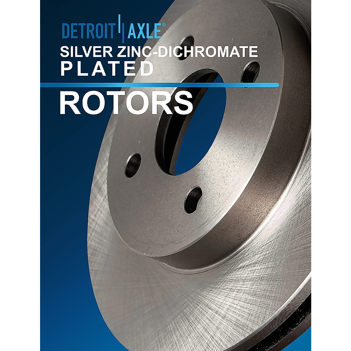 Detroit Axle - Front Brake Kit for 2008-2011 Ford Focus Brake Rotors and Ceramic Brakes Pads 2009 2010 Replacement : 10.83" inch Rotor