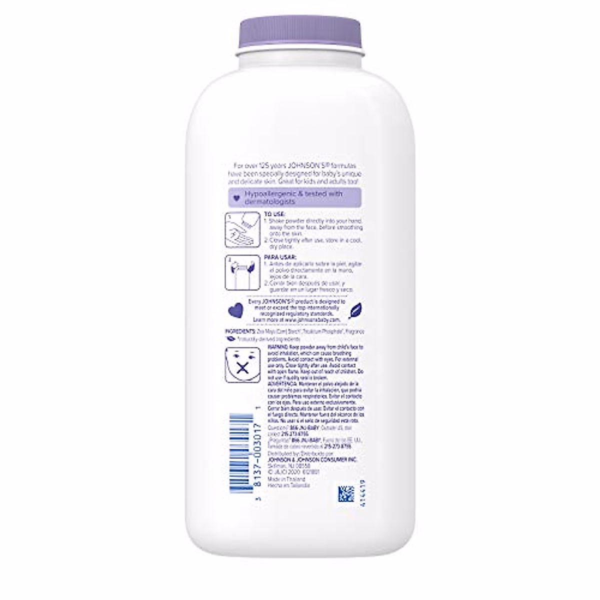 Johnson's Baby Powder Calming Lavender 15 Ounce