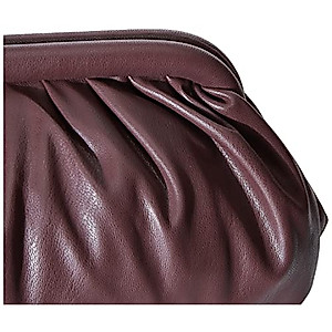 Steve Madden womens Steve Madden Nikki Clutch Crossbody, Burgundy, One Size US