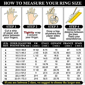 MEMORIALU Stainless Steel Heart Shape Urn Ring for Ashes Cremation Memorial Jewelry (6)