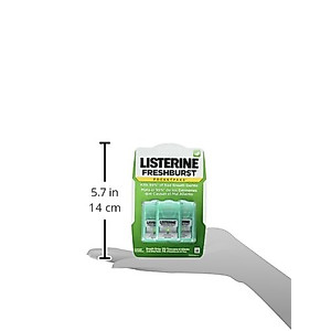 Listerine PocketPaks Breath Strips, Fresh Burst, 72 Count (Pack of 2)