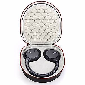 Hard Case for Sony WH-CH700N/Sony WH-CH710N Wireless Noise Cancelling Headphones, Travel Carrying Storage Bag - Black+Gray