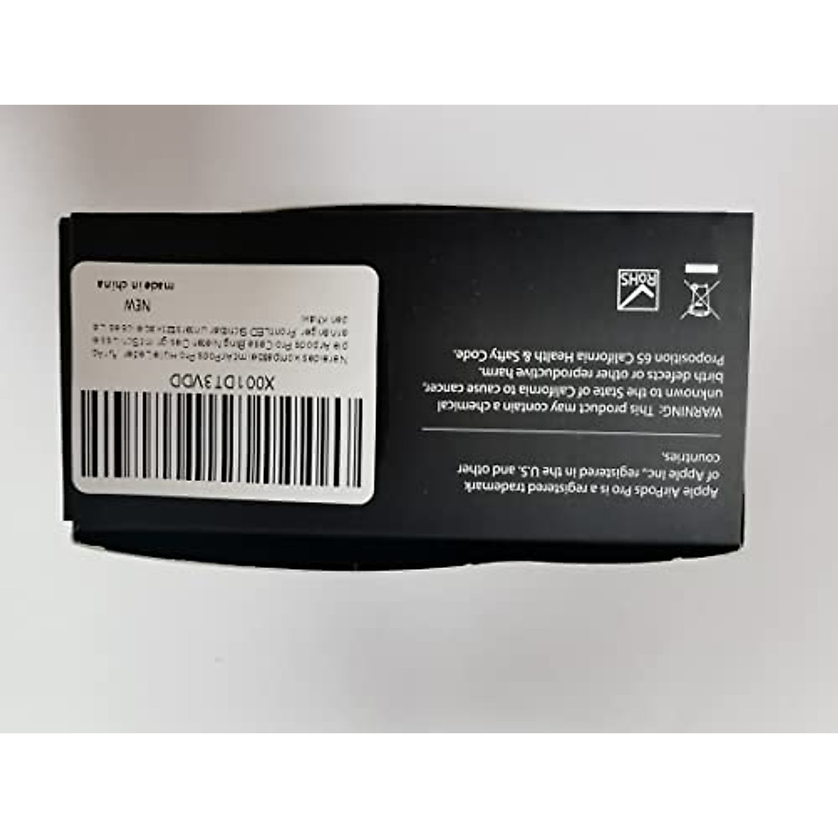 Nereides Compatible with AirPods Pro Case, Protective Leather Cover with Keychain, High-end Fashion Design Skin with Bling Rivets for Men Women, Supports Wireless Charging, Front LED Light Visible