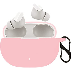 Ankersaila Soft Silicone Case Compatible with Beats Studio Buds, Scratch/Shock Resistant Protective Case Cover (Pink)