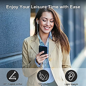 WASABI MANGO 2 Pack-Earbuds Headphones with Lightning Connector [MFi Certified] Built-in Microphone & Volume Control, Noise Isolating Wired Earphones for 14/13/12/11/XR/XS/X/8/7 Support All iOS