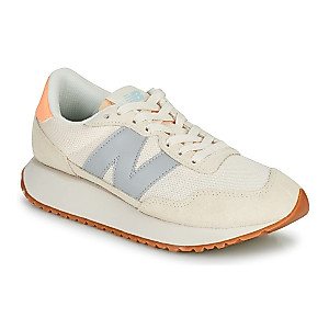 New Balance Women's 237 V1 Classic Sneaker, Angora/Light Mango, 9.5