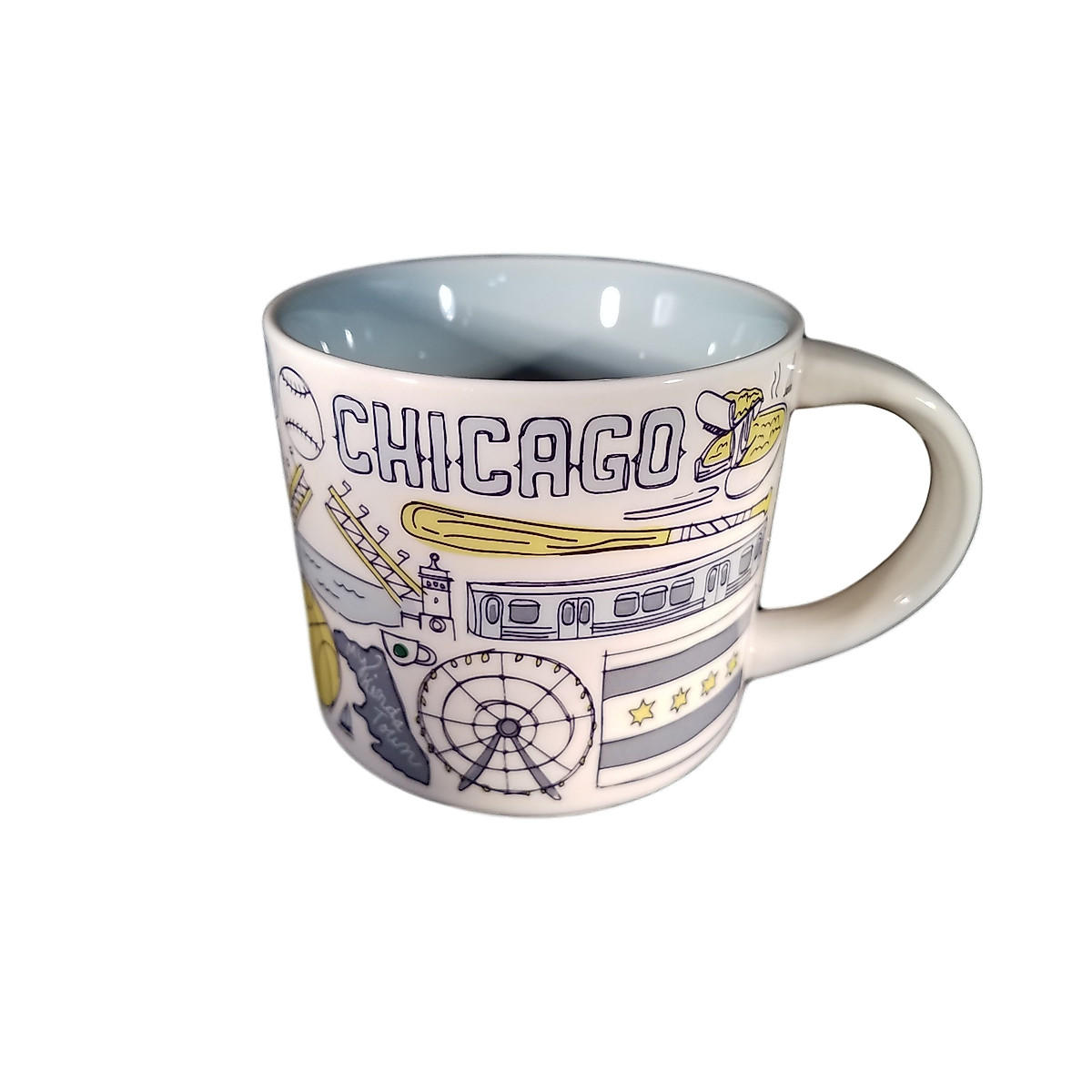 Starbucks Chicago Been There Series Ceramic Coffee Mug, 14 oz