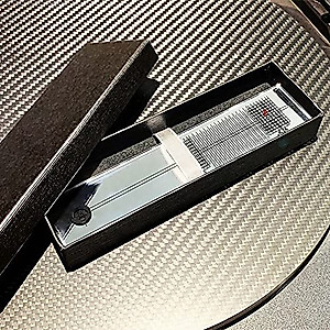 sdroceRyaM Turntable Phonograph LP Phono Cartridge Stylus Alignment Protractor Adjustment Tool - Mirrored Surface for Precision