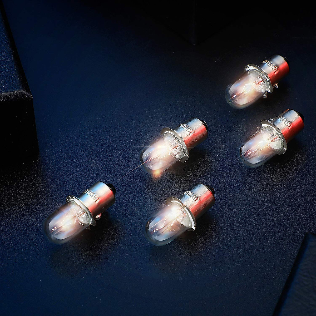 Mudder 8 Packs 780287001 Flashlight Bulbs Flashlight Replacement Bulbs Compatible with Ridgid 18V Flashlight P704 P703 P700