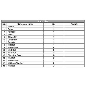 2020 Kawasaki Teryx KRX 1000 Warn VRX 4500-S Winch 99994-1341