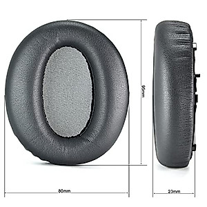 W820NB Replacement Earpads Fit for Edifier W820NB Headphone Earpads Earmuffs Cushion Sleeves Include Plastic Clips (Black)