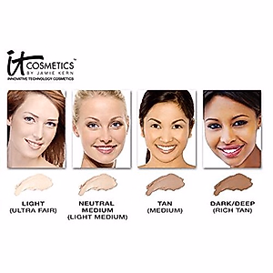 It Cosmetics Bye Bye Foundation Full Coverage Moisturizer with SPF 50+ ~ Fair 1 Fl Oz