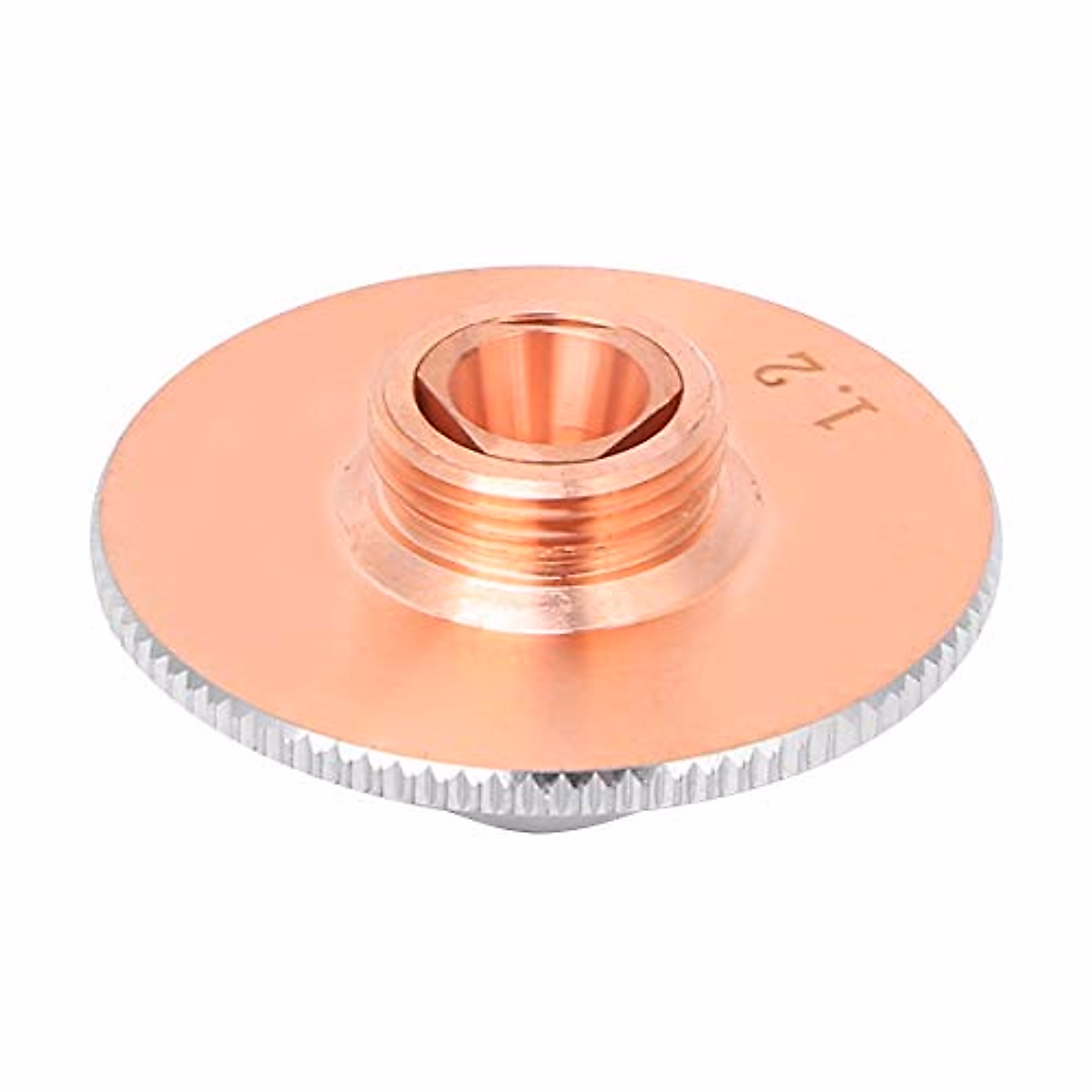 Double Layer Laser Nozzle Brass Laser Cutting Nozzles Layer Dia for Fiber Laser Cutting Engraving Machine 1.0/1.2mm (1.2mm)