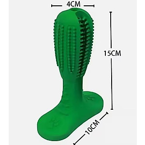 Dental and Treat Chew Sticks – Fresh Breath & Plaque Control – Peanut Butter Chew Toy - for Dogs, Pigs, Rabbits, or Other Pets - (Green)