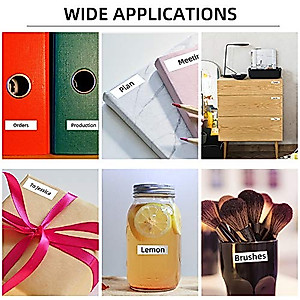 6-Pack Compatible Dymo D1 Label Tape 45013 S0720530 Replace for DYMO D1 A45013 Refills，Black on White,1/2 Inch x 23 Ft for Dymo LabelManager 160 420P 210D 280 360D PnP Label Maker