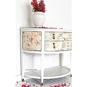 Prima Re-Design Decoupage Decor Tissue Paper 19"x30" 2/Pkg-Floral Parchment Redesign Décor'S Day Decorations,Easter Day,Decorations,Saint Patrick'S Day Gift St Patricks Day Decorations